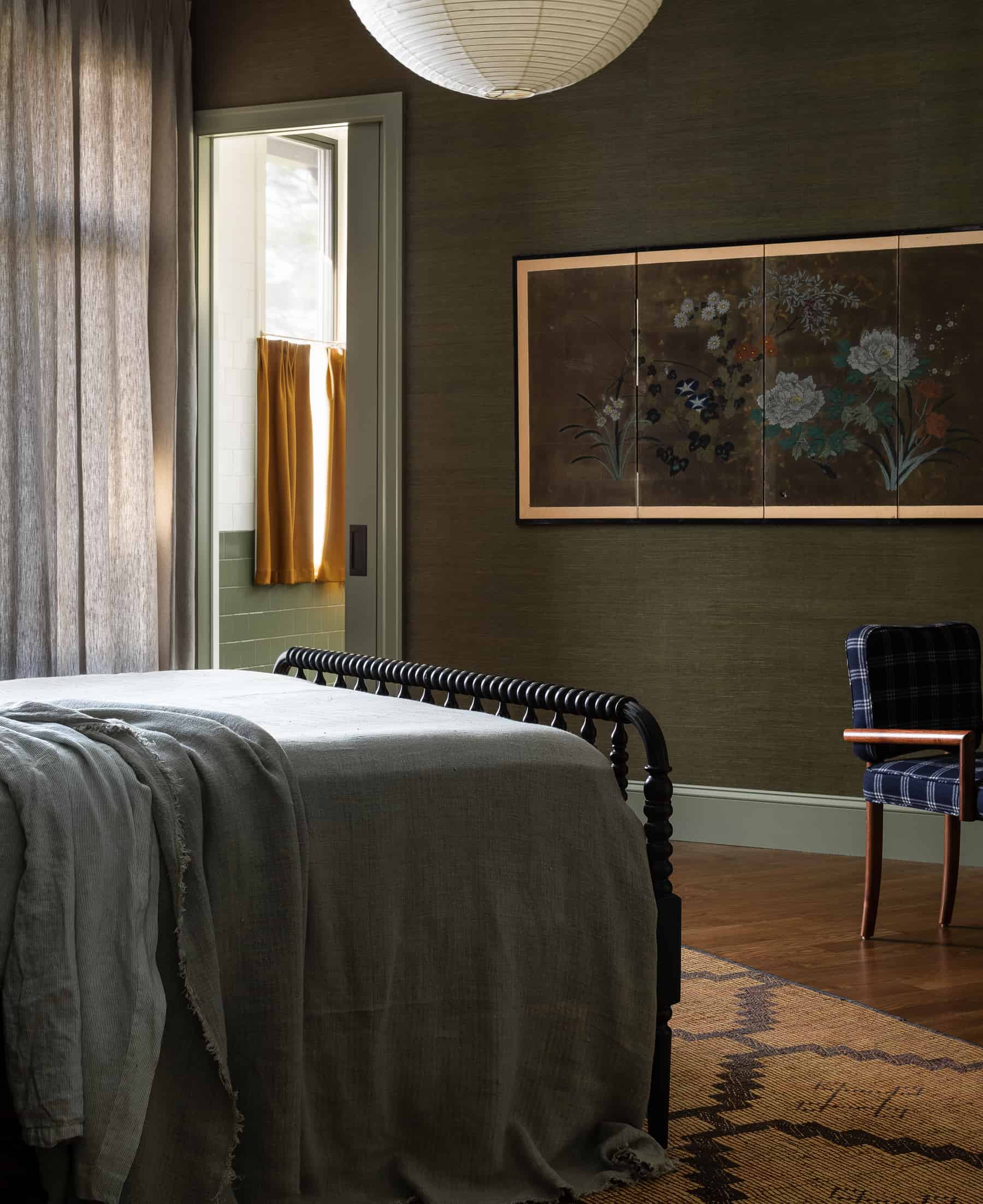 Heidi-Caillier-Design-luxury-interior-designer-green-grasscloth-moody ...